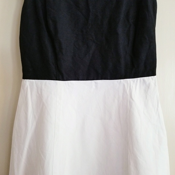 LOFT | Dresses | Loft Petites Colorblock Linen Blend Dress | Poshmark